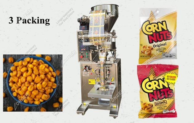 China Roasted Salted Corn Nuts Production Line Fully Automatic